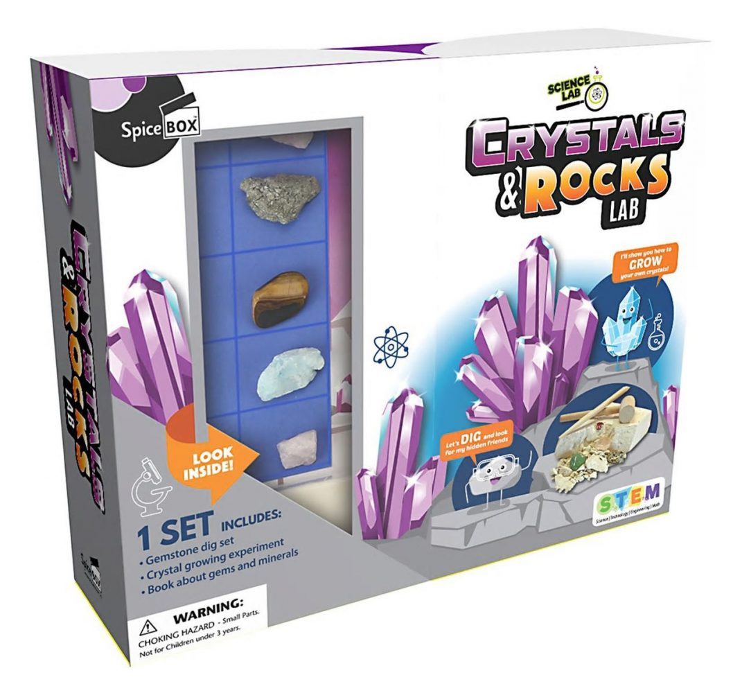 SPICEBOX - CRYSTALS AND ROCKS KIT - The Stationery Store & Authorized ...