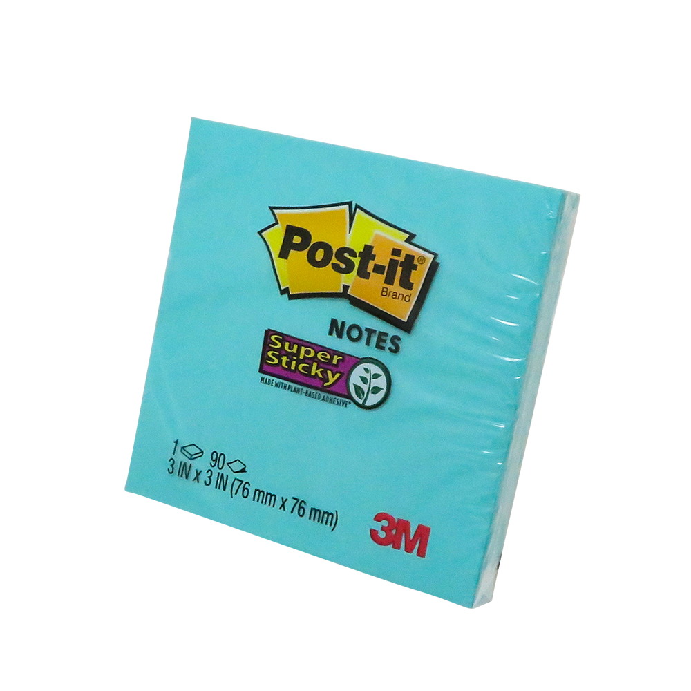 3M - SUPER STICKY POST-IT 3X3″ 90 SHEET - The Stationery Store ...