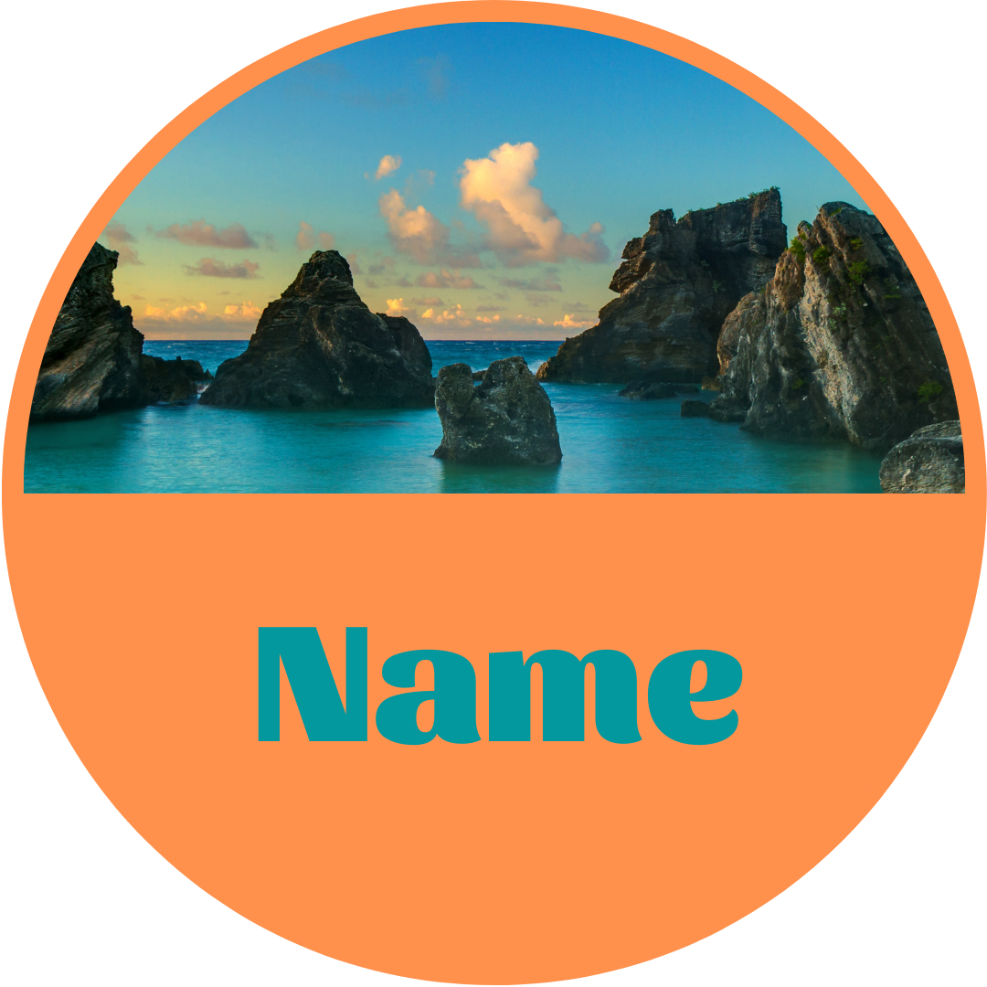 Back to School Labels- Beach Sunset - The Stationery Store & Authorized ...