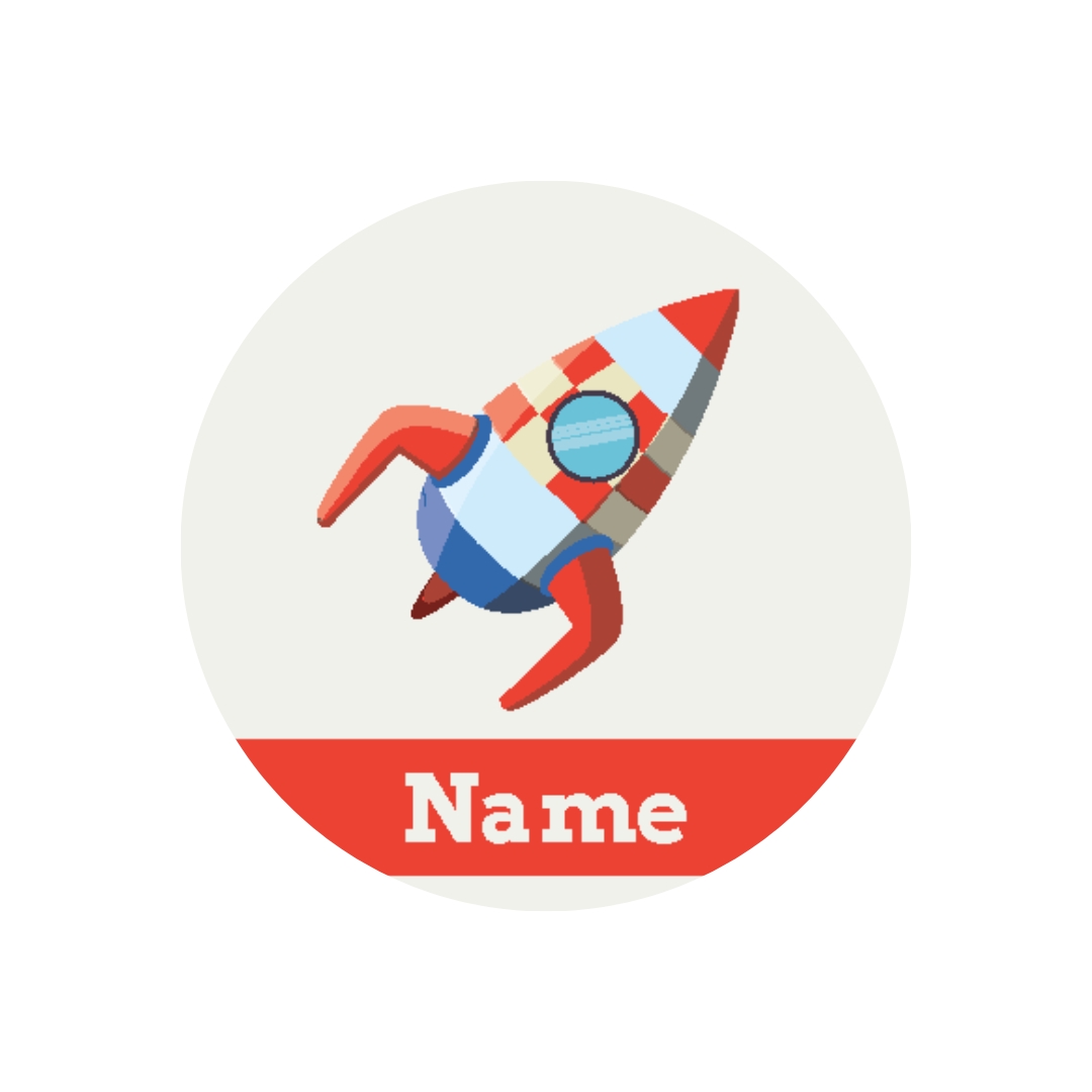 Back to School Labels - Rocket - The Stationery Store & Authorized ...