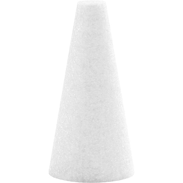 CRAFTFOM - STYROFOAM CONE - 8.9 X 3.7 - The Stationery Store ...