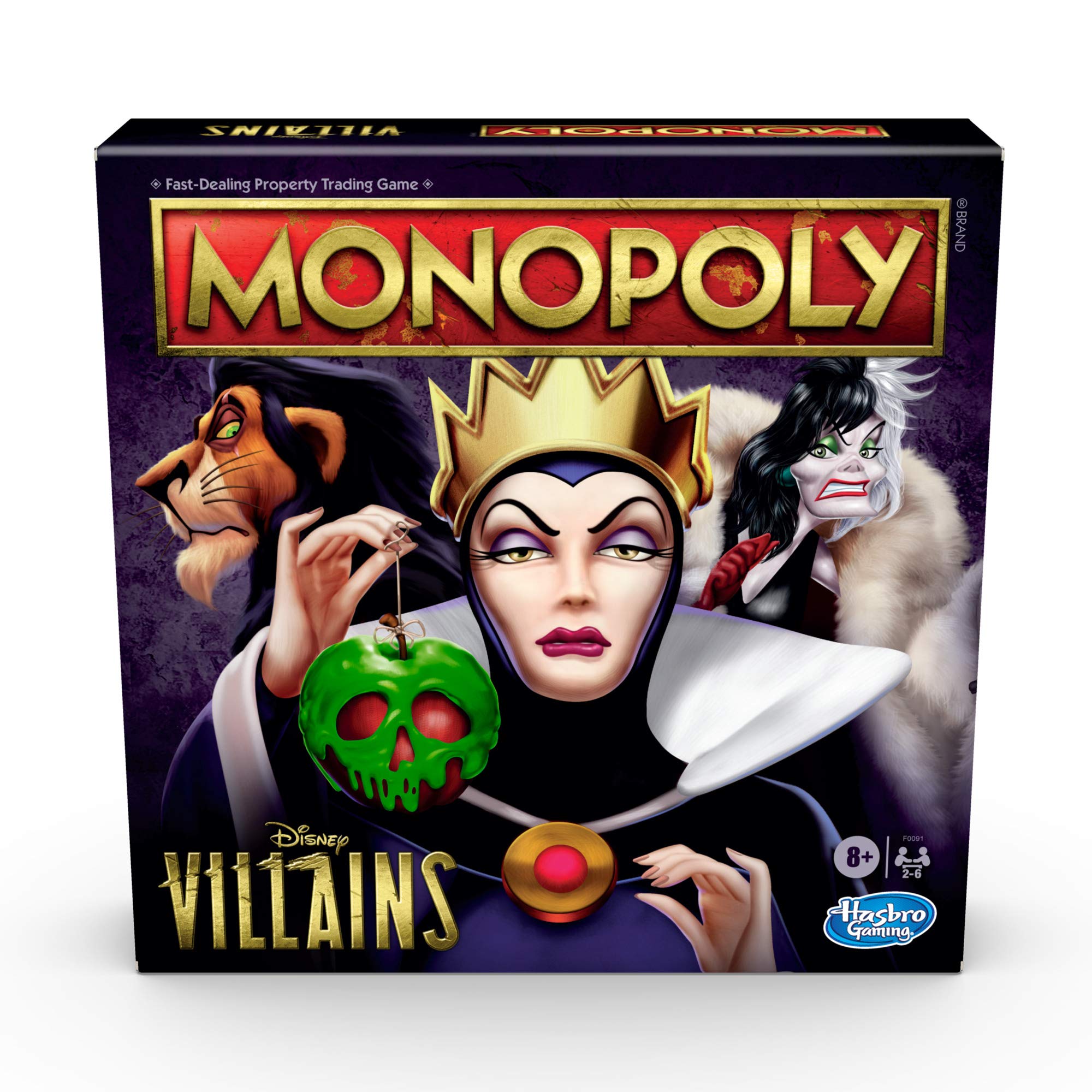 HASBRO - MONOPOLY DISNEY VILLAINS - The Stationery Store & Authorized ...