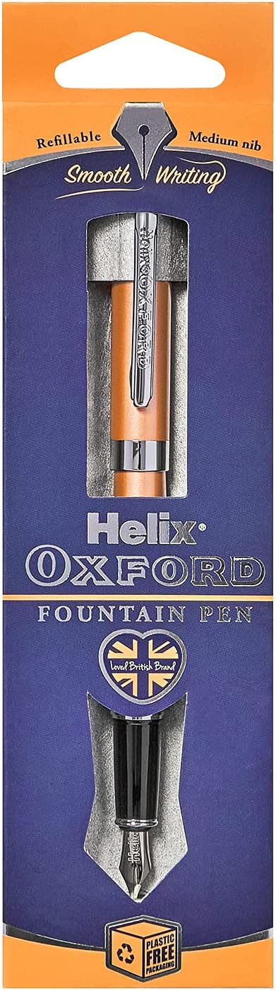 HELIX - ROSE GOLD FOUNTAIN PEN - The Stationery Store & Authorized ...