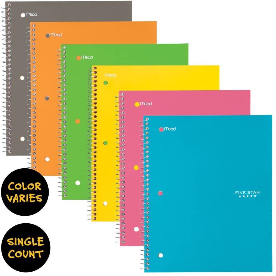 MEAD - NOTEBOOK,5STAR 1 SUB. - The Stationery Store & Authorized FedEx ...