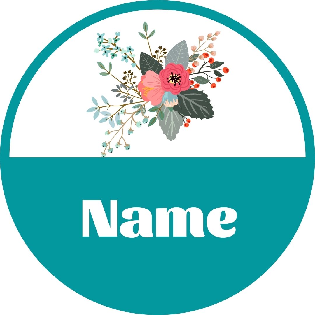 Back to School Labels- Flowers - The Stationery Store & Authorized ...