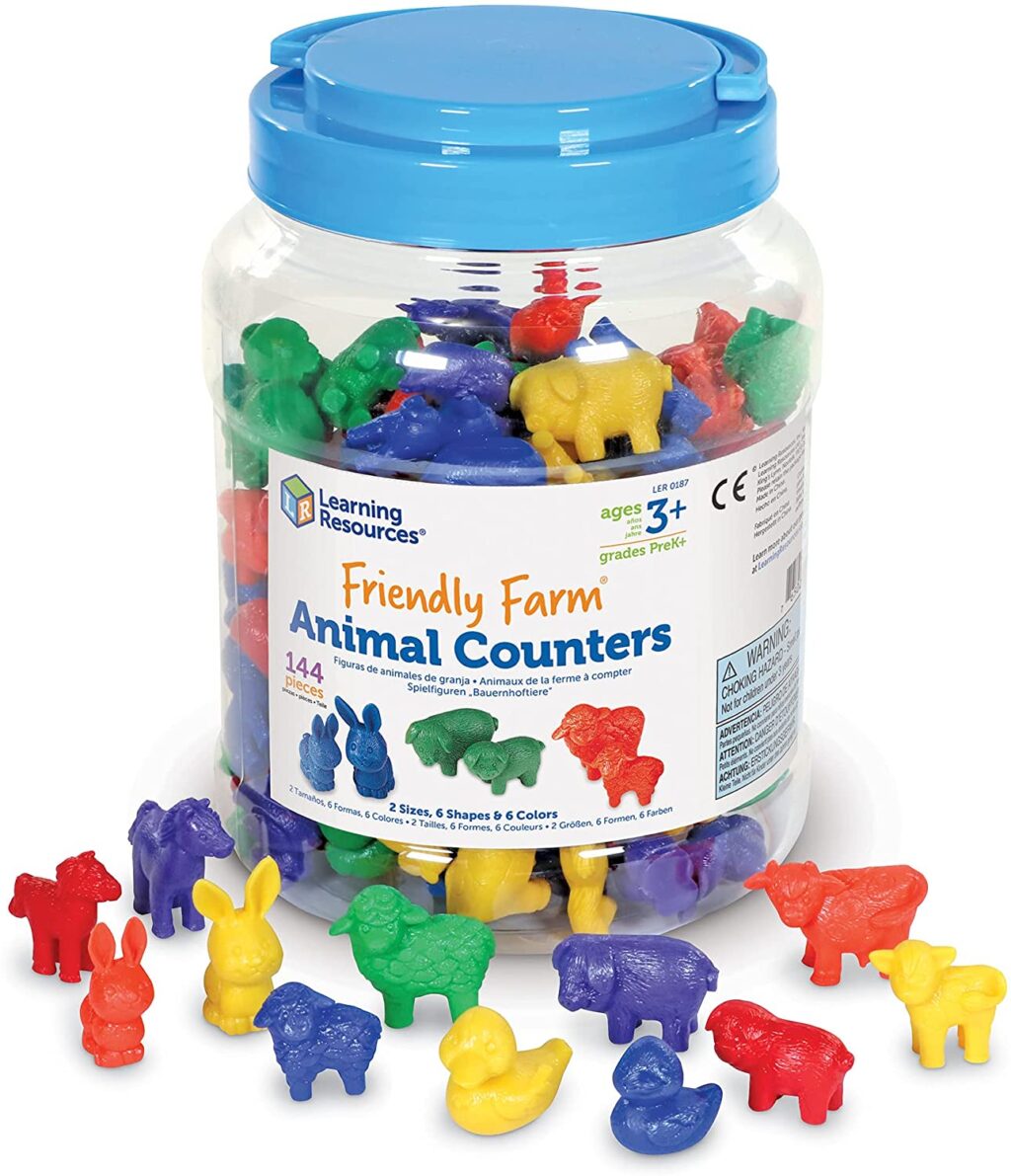 LEARNING RESOURCES - FARM ANIMALS COUNTERS (60CT SET) - The Stationery ...