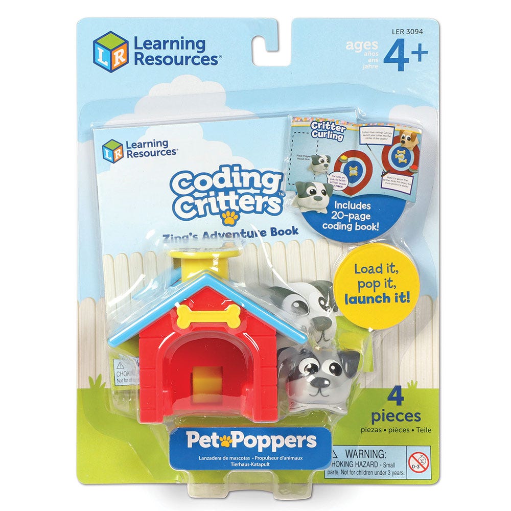 LEARNING RESOURCES - CODING CRITTERS PET POPPERS: RANGER - The ...