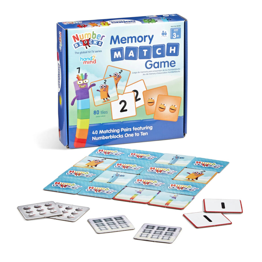 HAND 2 MIND - NUMBERBLOCKS MEMORY MATCH GAME - The Stationery Store ...