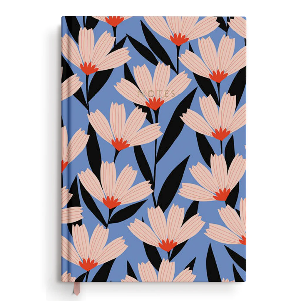 DATADAY - FLOURISH FLOWERS NOTEBOOK - A5 - The Stationery Store ...